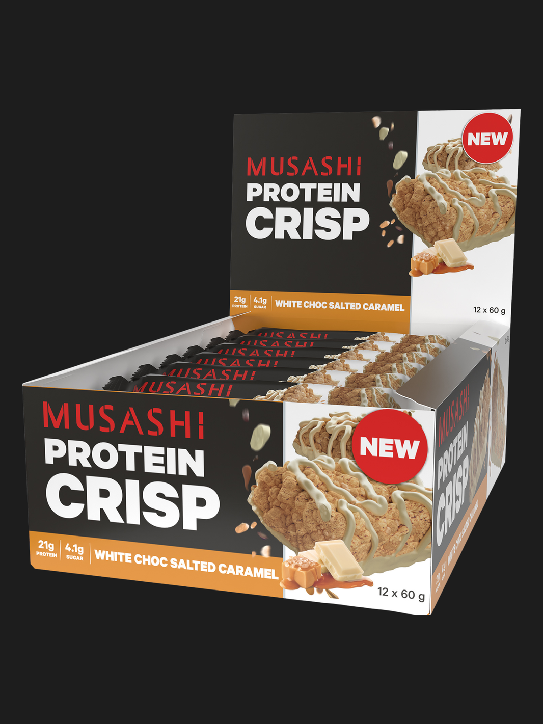 MUSASHI DELUXE PROTEIN Bar 60G (Box of 12 Bars) – Musashi