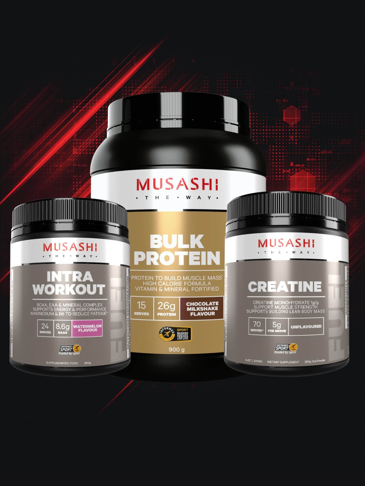 The Complete Musashi Range